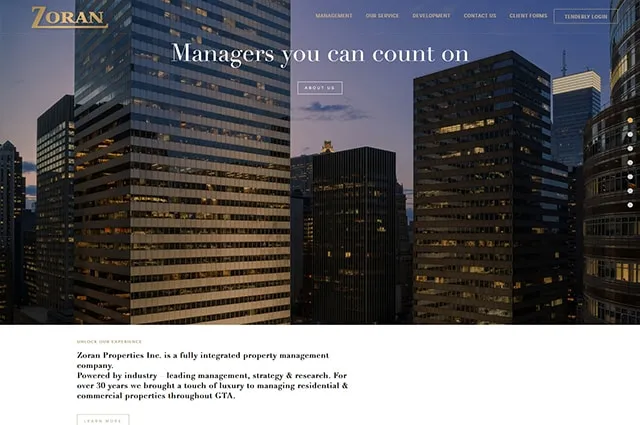 Zoran Properties - CS web solutions